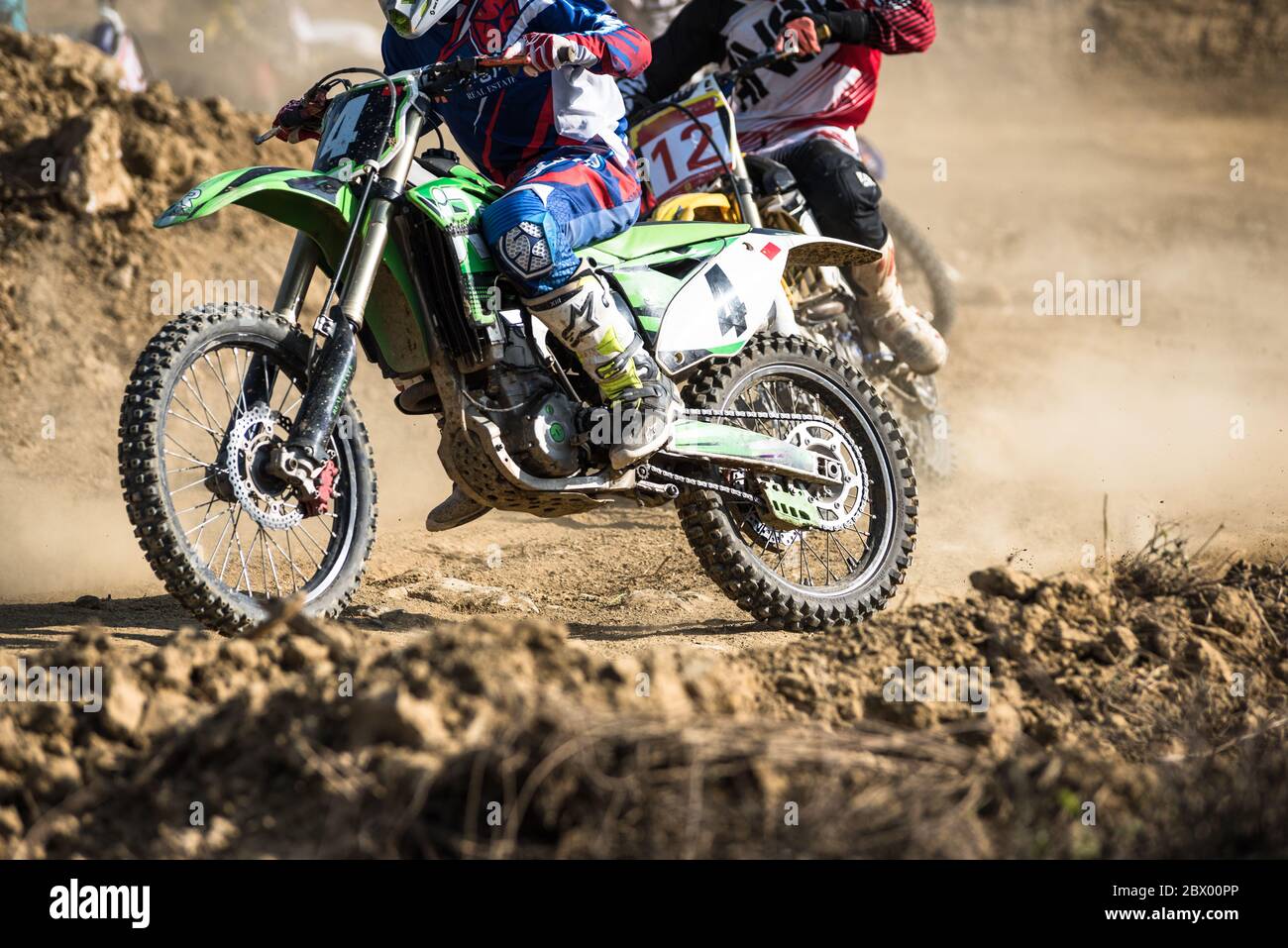 scene of Motorcross racing Stock Photo - Alamy