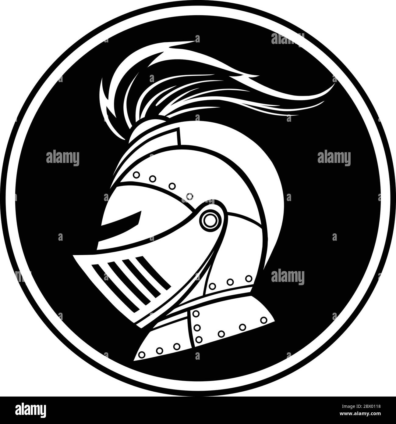 Knight Icon- An Illustration of a Knight Icon Stock Vector Image & Art ...