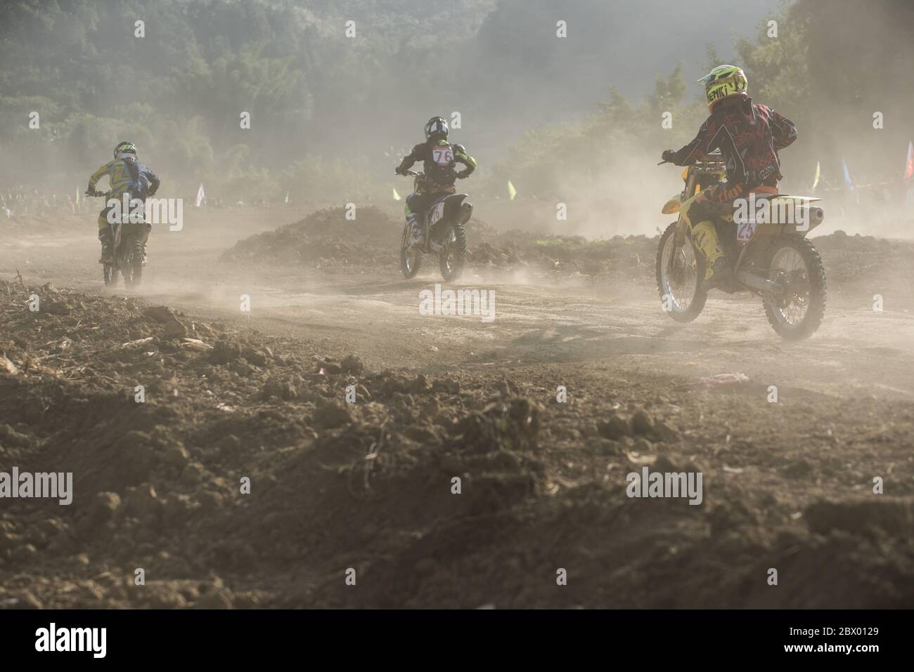 scene of Motorcross racing Stock Photo - Alamy