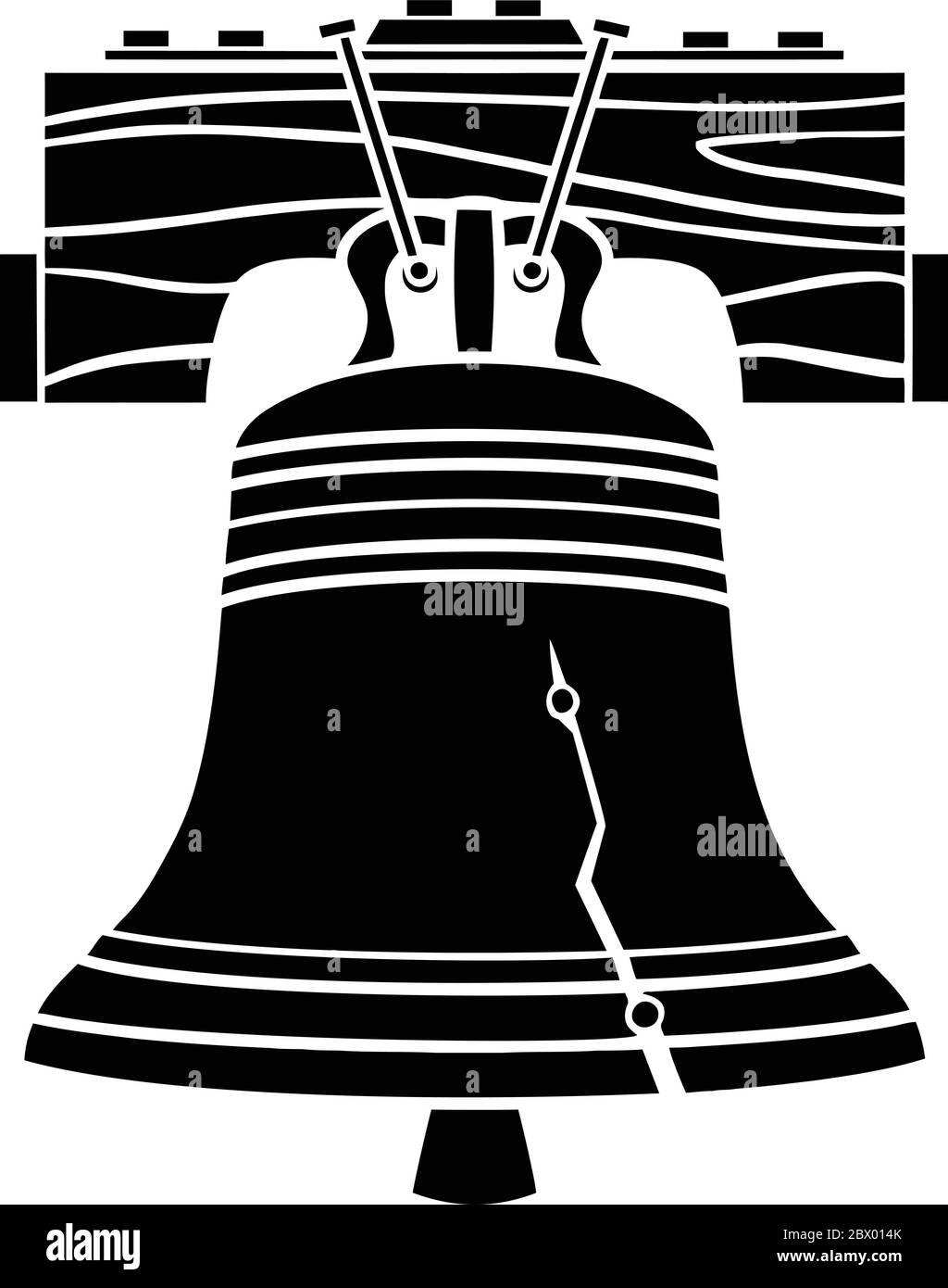 Liberty Bell Abstract- An Abstract Illustration of the Liberty Bell ...