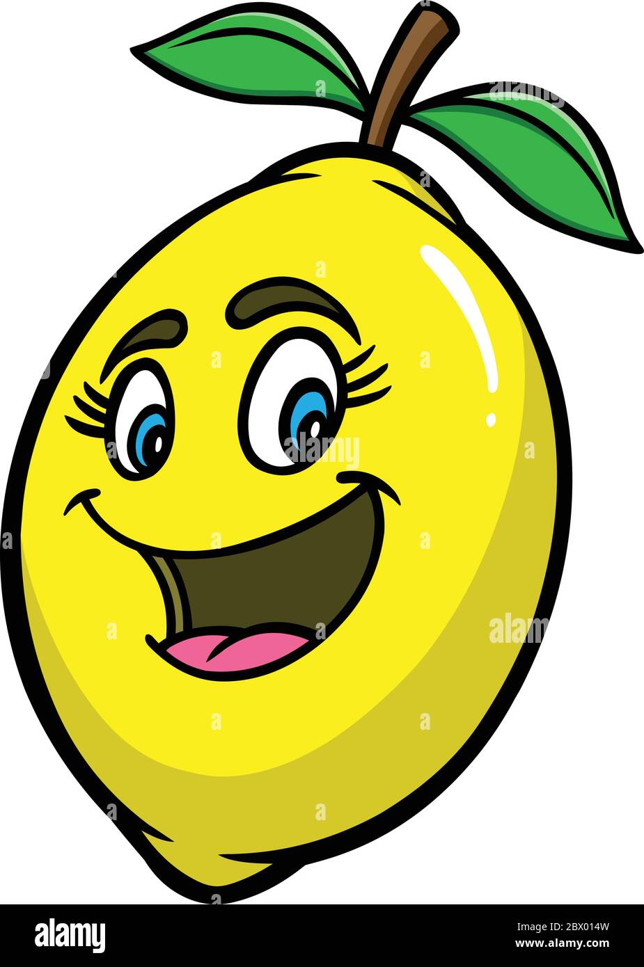 Lemon Cartoon - An illustration of a Lemon Cartoon Stock Vector Image ...