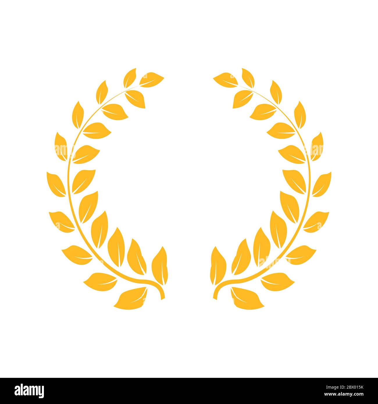 Award icons. Web site. Laurel wreath isolated on white background ...