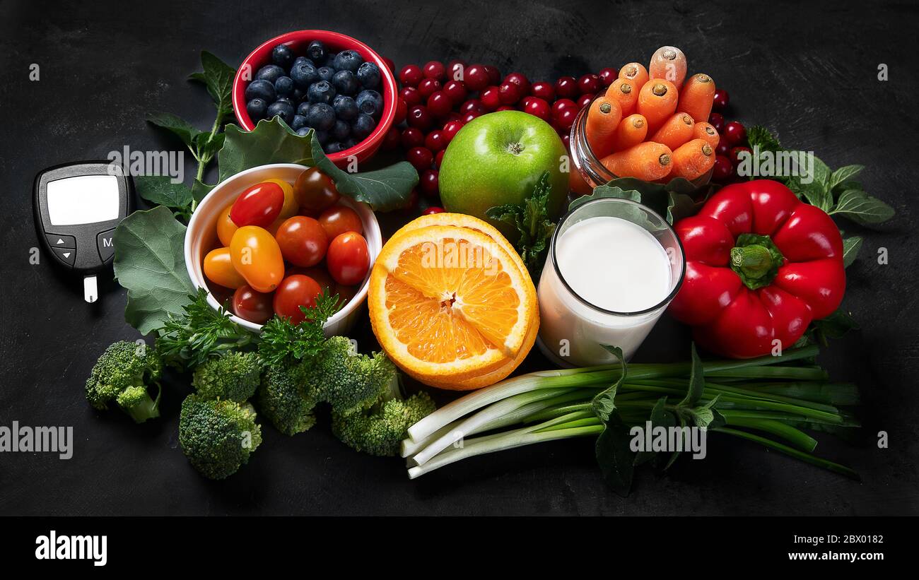 Diabetes and Cholesterol control diet and healthy eating nutrition ...