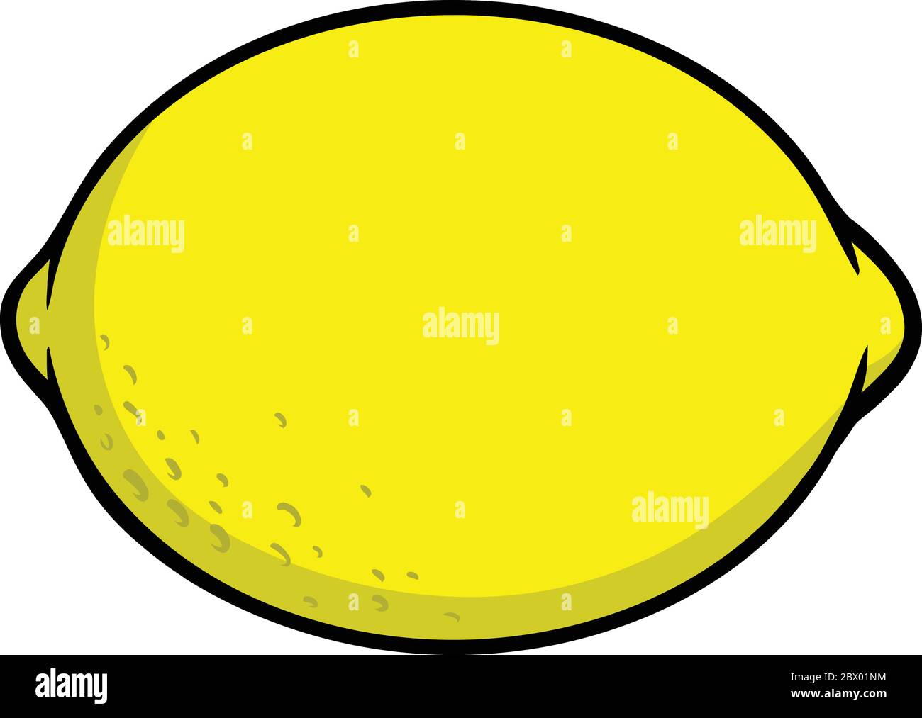 Lemon Symbol - A cartoon illustration of a Lemon Symbol Stock Vector ...