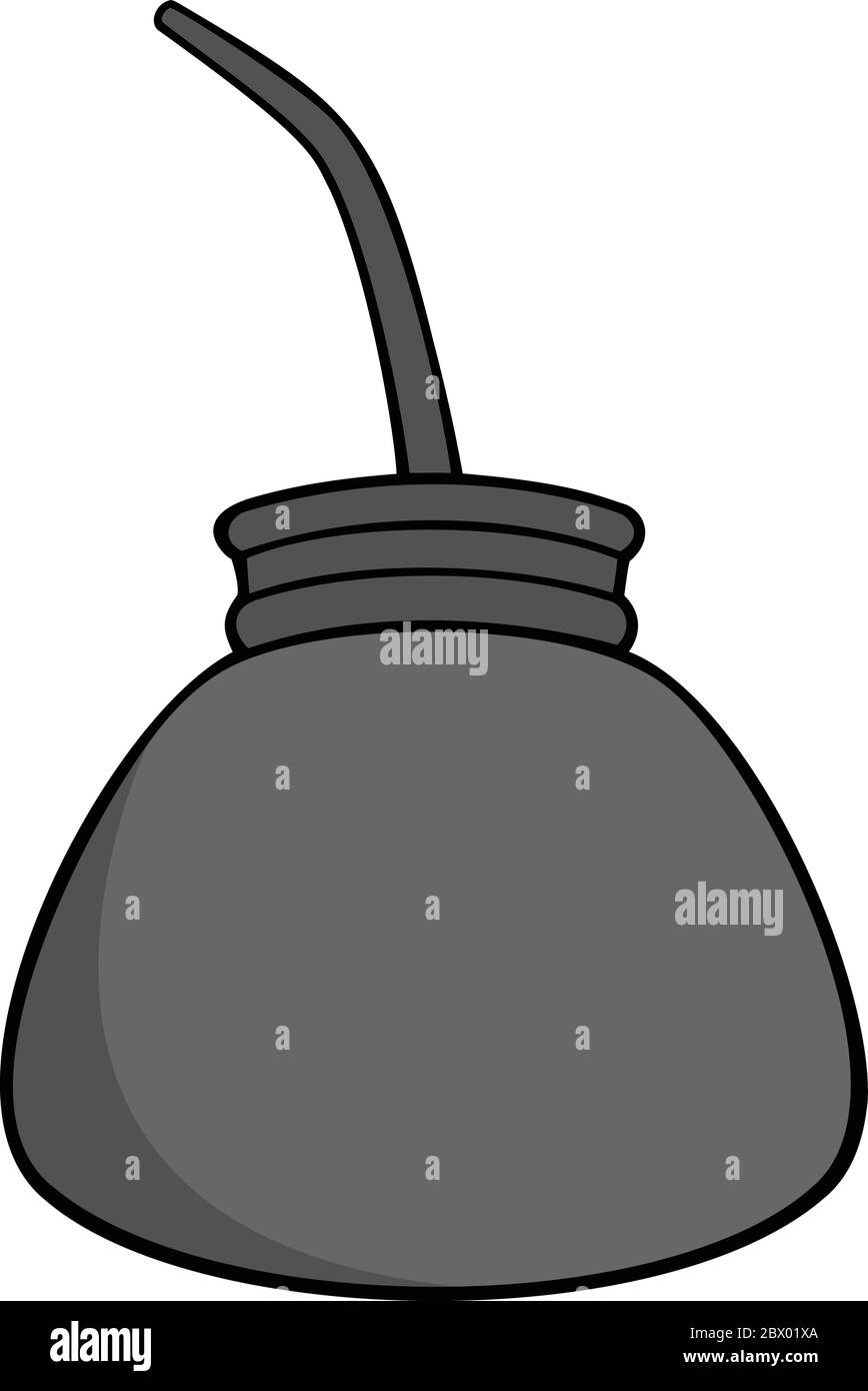 Oil Can- An Illustration of an Oil Can Stock Vector Image & Art - Alamy