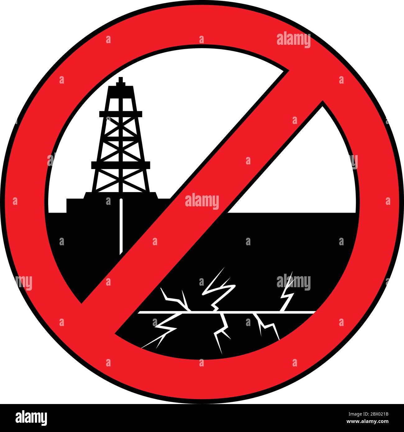 Oil spill warning sign Stock Vector Images - Alamy