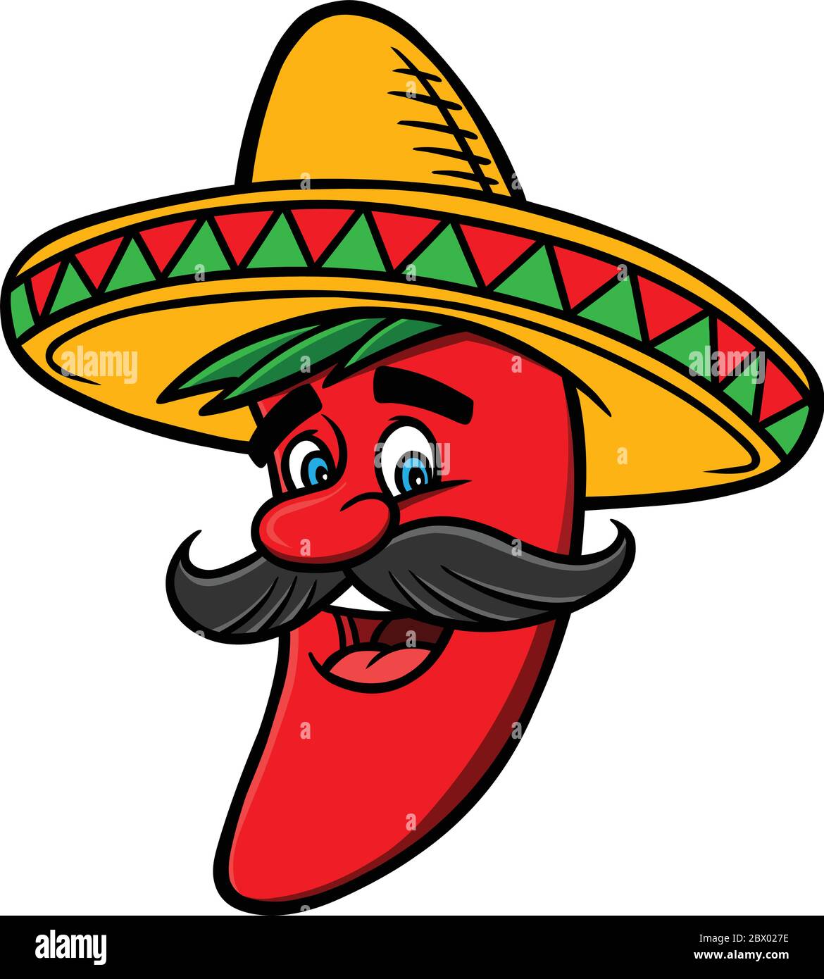 Mexican Chili Cartoon