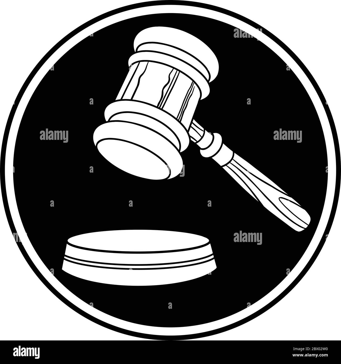 Judge Symbol- An Illustration of a Judge Symbol Stock Vector Image ...