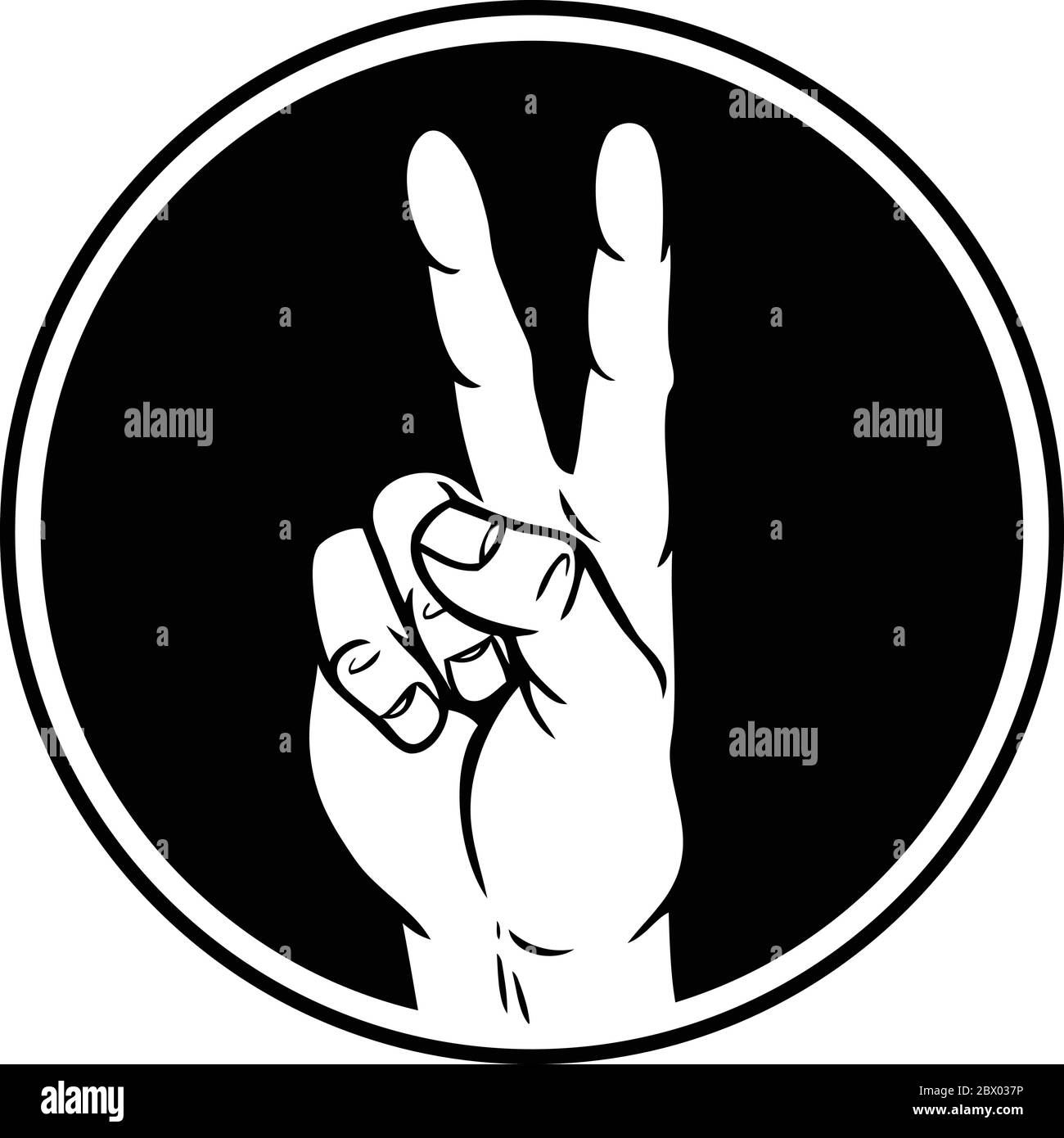 Peace Sign Insignia- An Illustration of a Peace Sign Insignia Stock ...