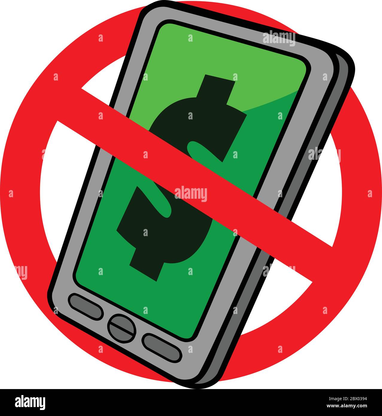 Not permitted Stock Vector Images - Alamy