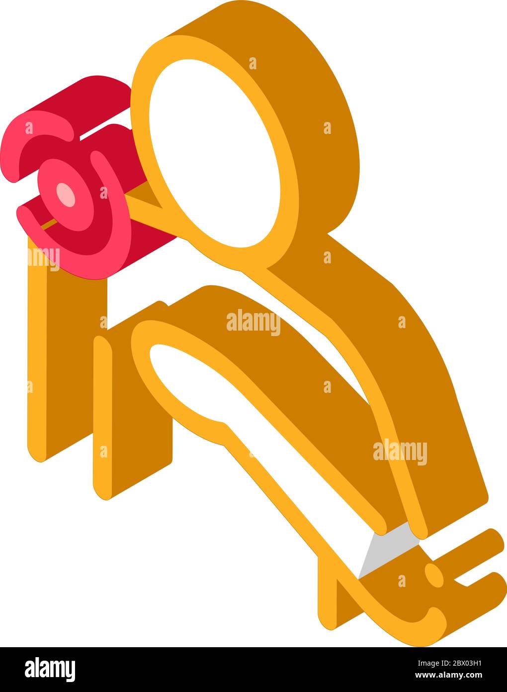 Pinpoint Shoulder Pain isometric icon vector illustration Stock Vector ...