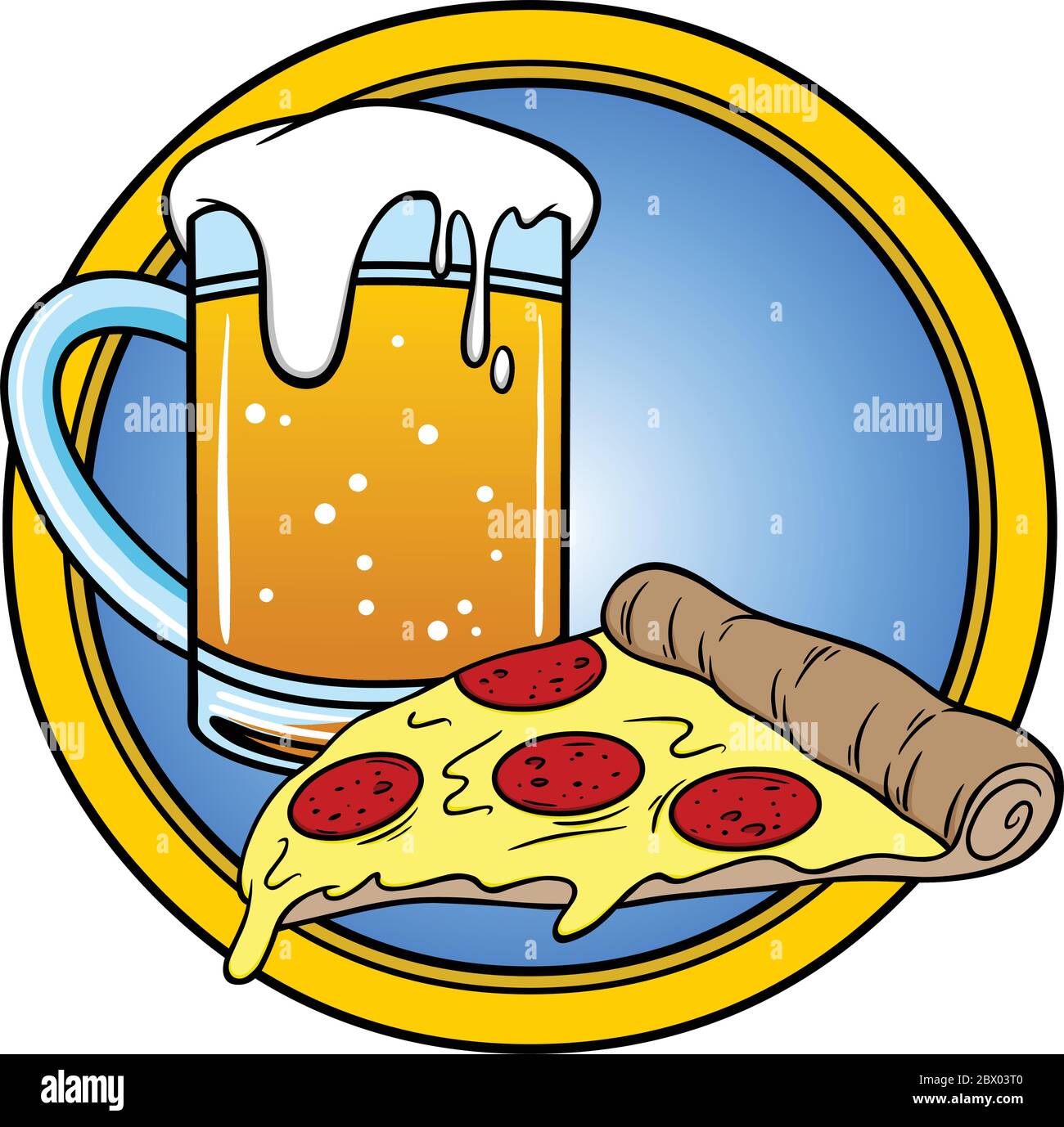 Pizza And Beer Art
