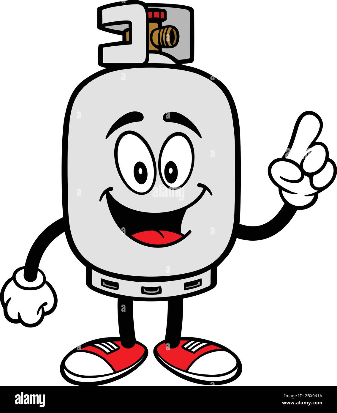 Propane Tank Talking- A Cartoon Illustration of a Propane Tank Talking ...