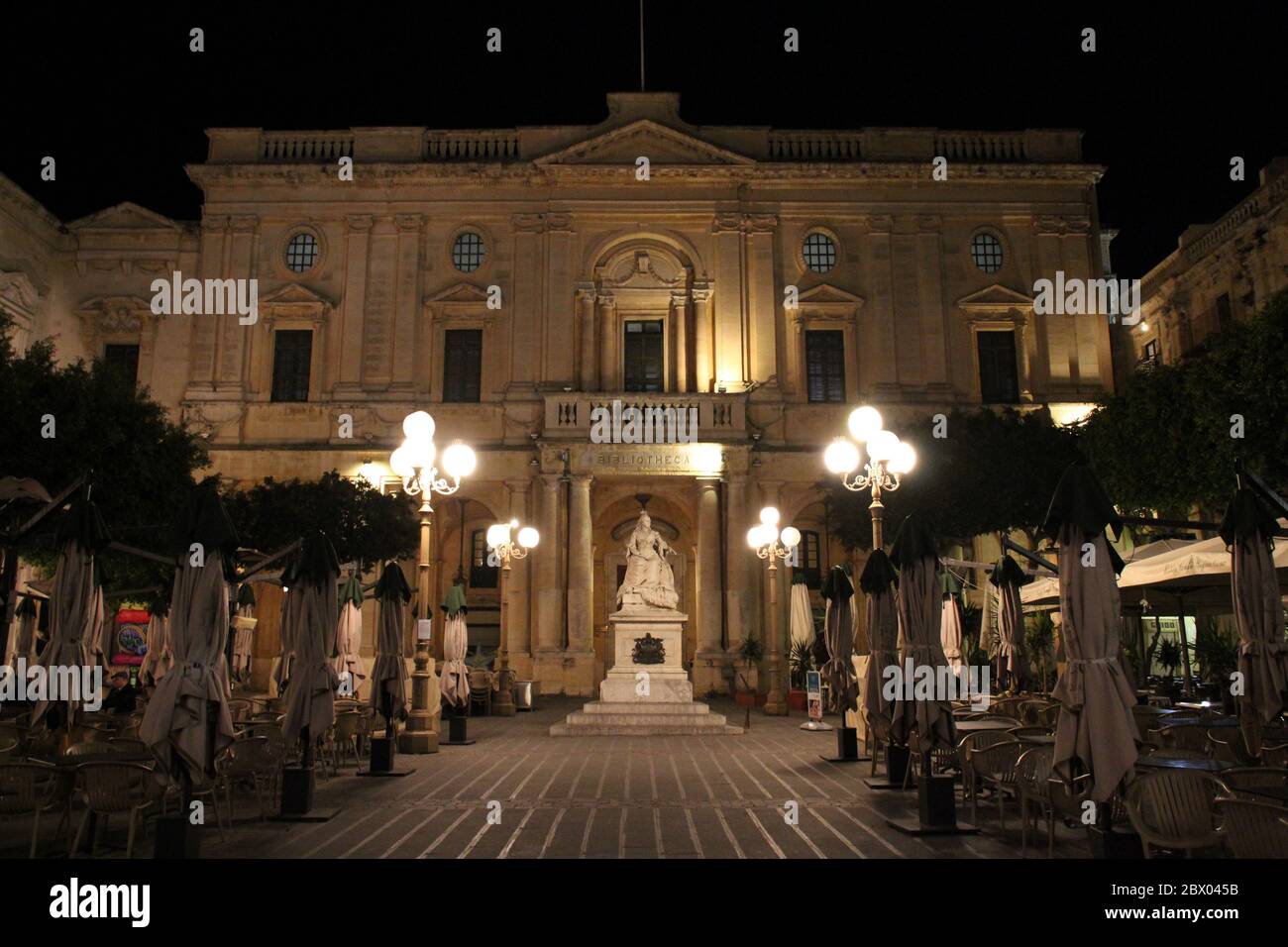 national library in valletta (malta Stock Photo - Alamy