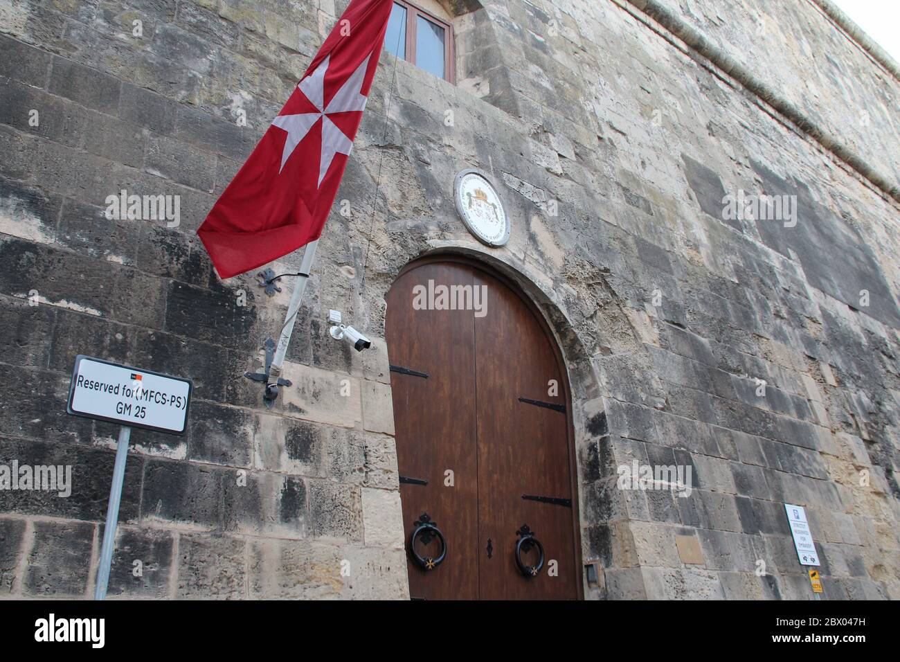 saint john cavalier in valletta (malta Stock Photo - Alamy