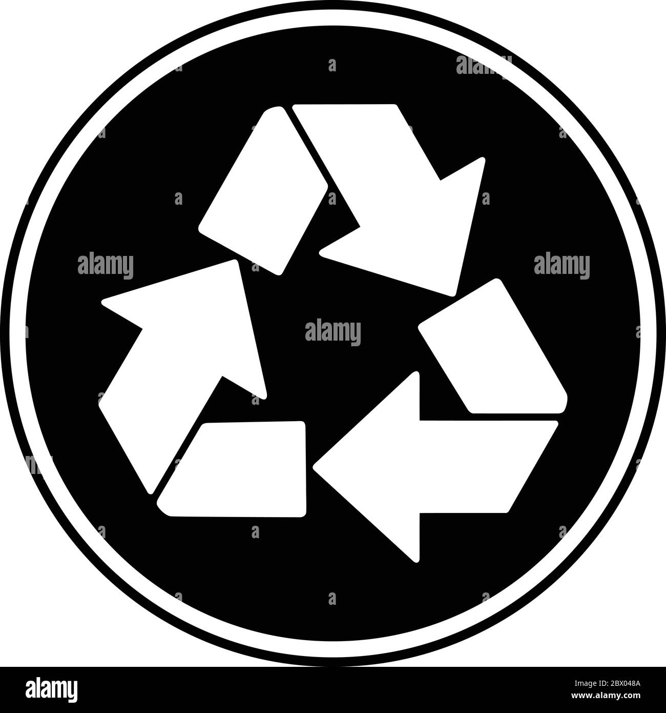 Recycle Insignia- An Illustration of a Recycle Insignia Stock Vector ...