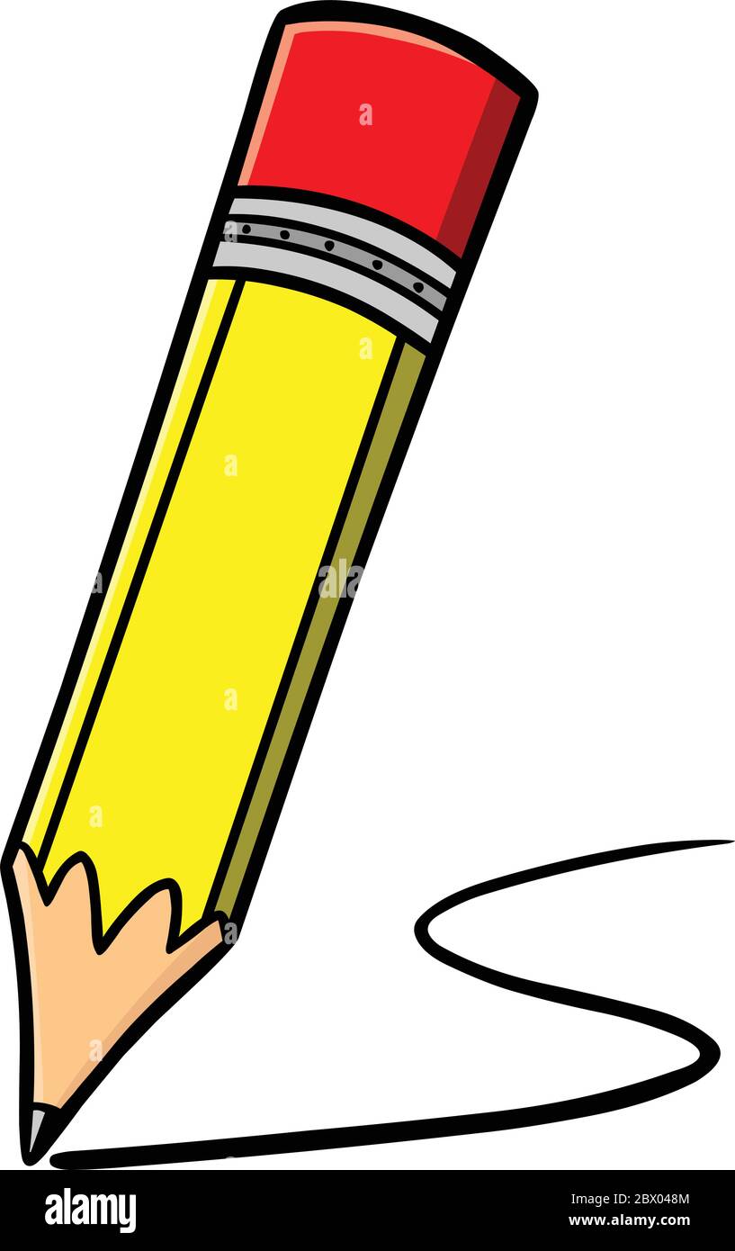 Pencil- An Illustration of a Pencil Stock Vector Image & Art - Alamy