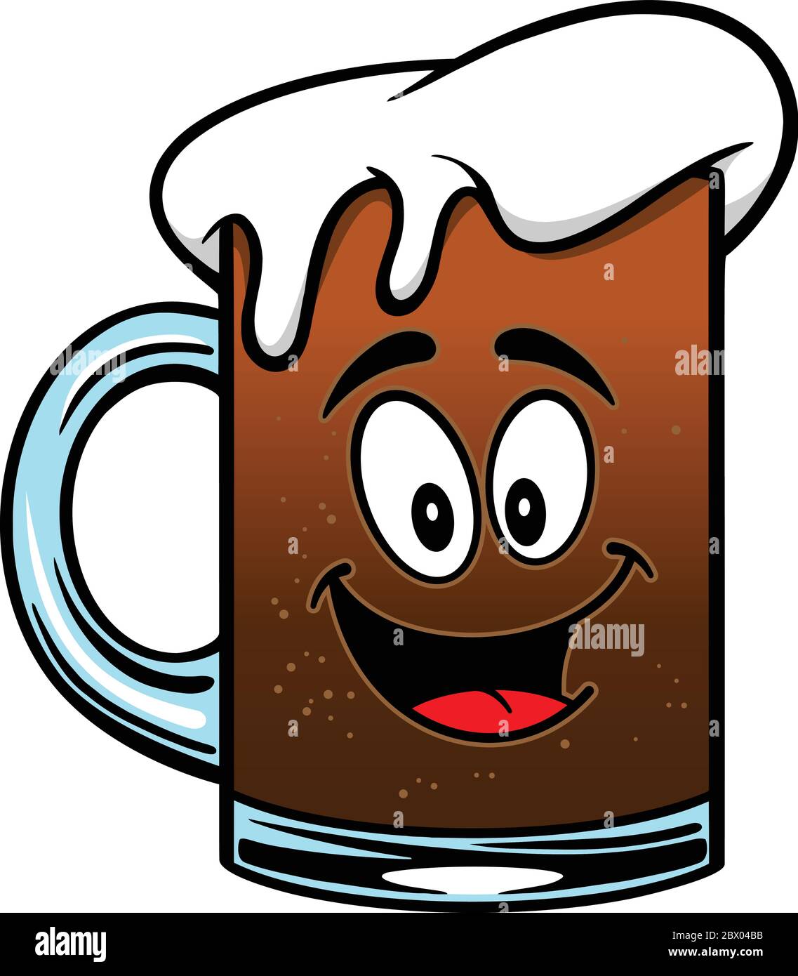 Root Beer Mascot - A cartoon illustration of a Root Beer Mascot Stock ...