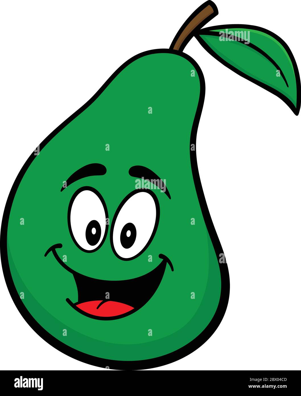 Pear Mascot - A cartoon illustration of a Pear Mascot Stock Vector ...