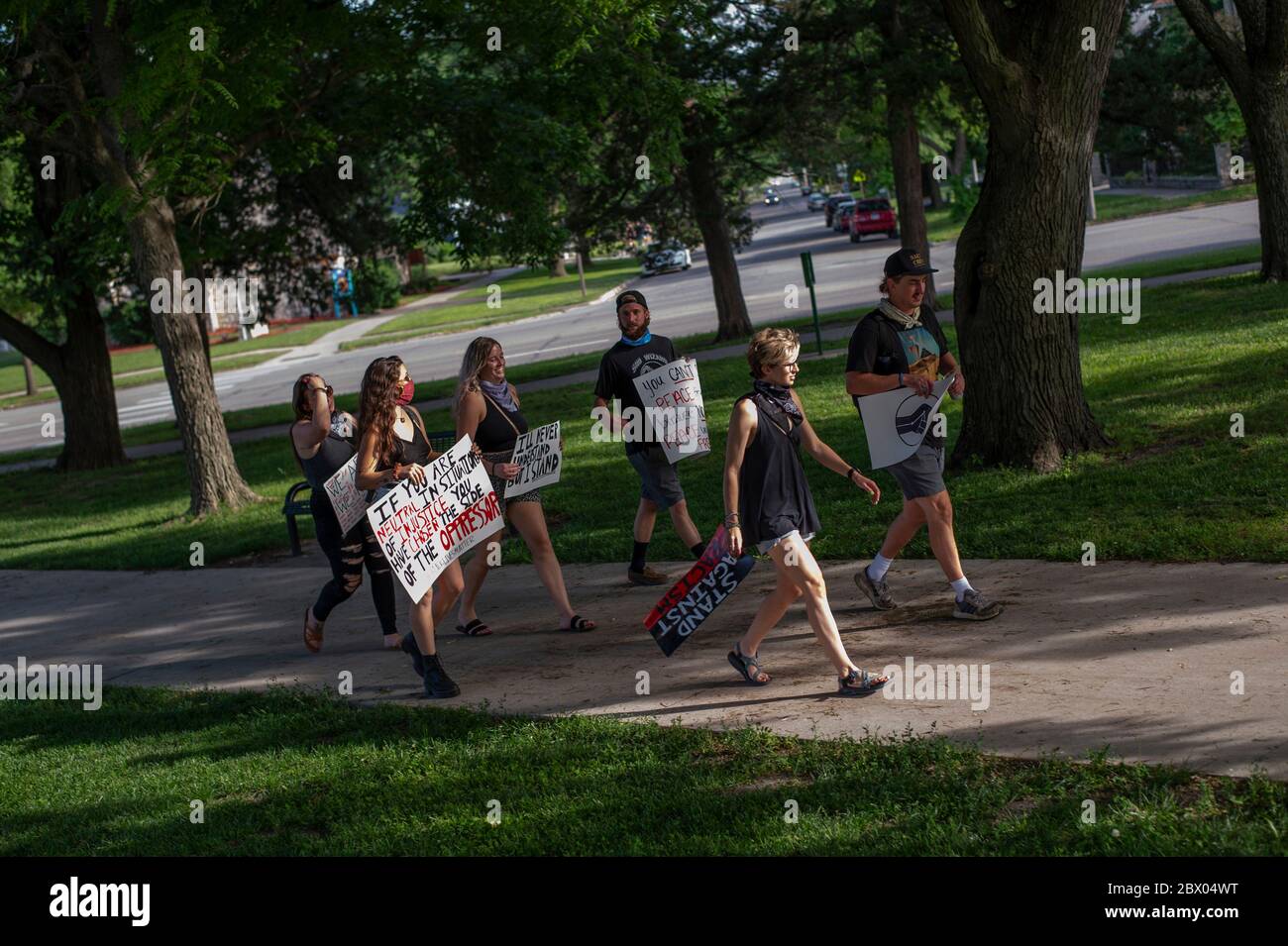 Manhattan, Kansas, USA. 2nd June, 2020. From left, ASHLEY VANDER POL ...