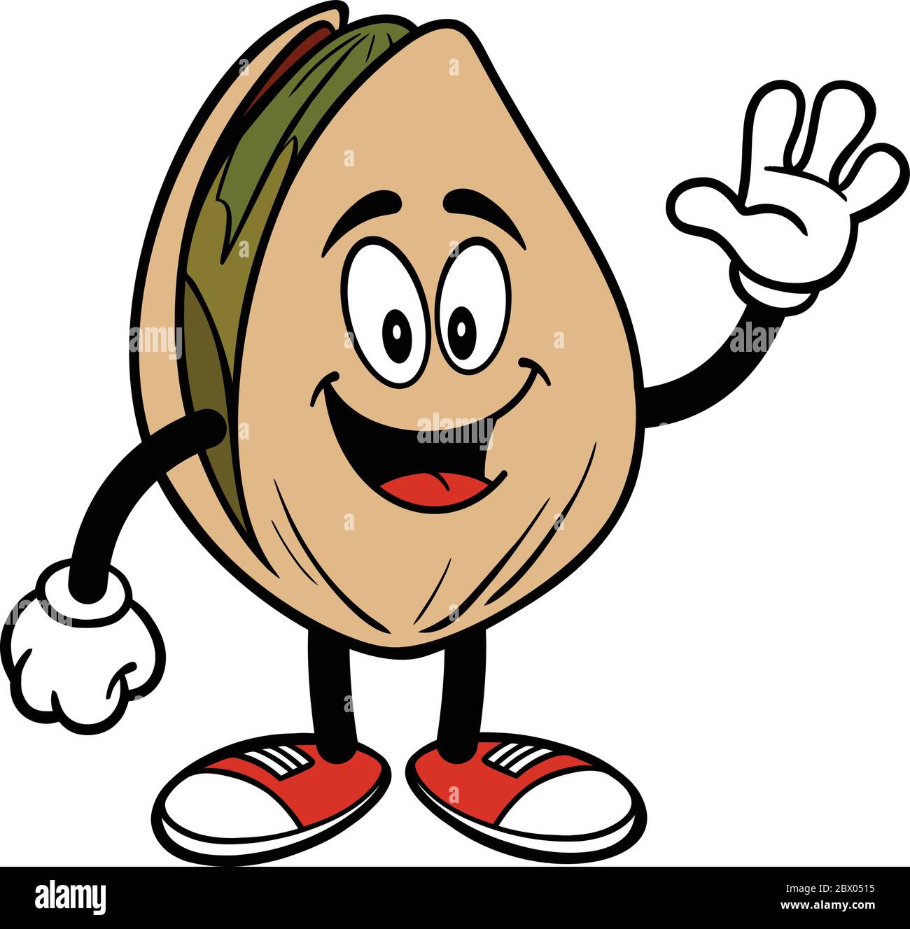 Pistachio greeting Cut Out Stock Images & Pictures - Alamy
