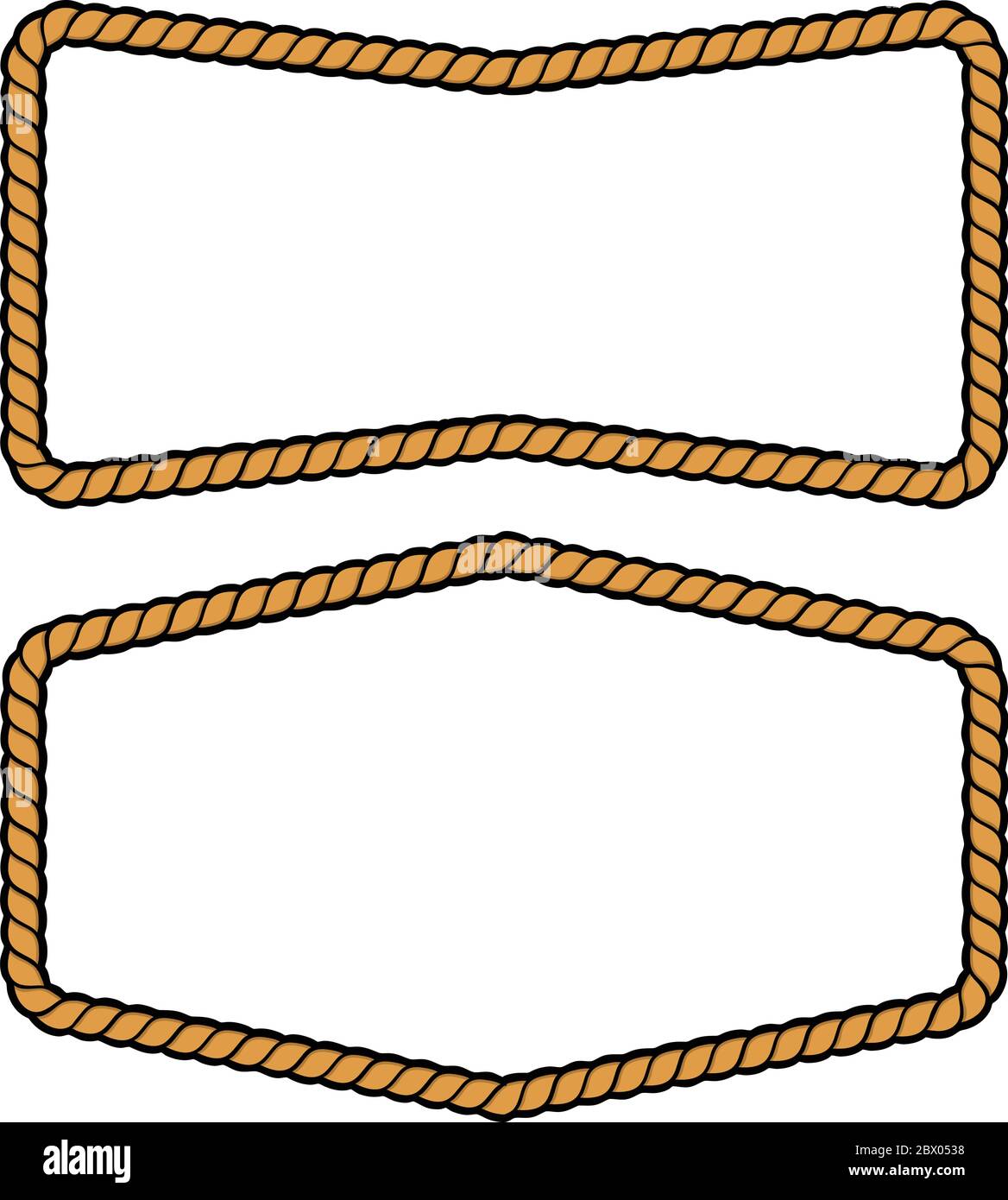 Cowboy western frame Stock Vector Images - Alamy