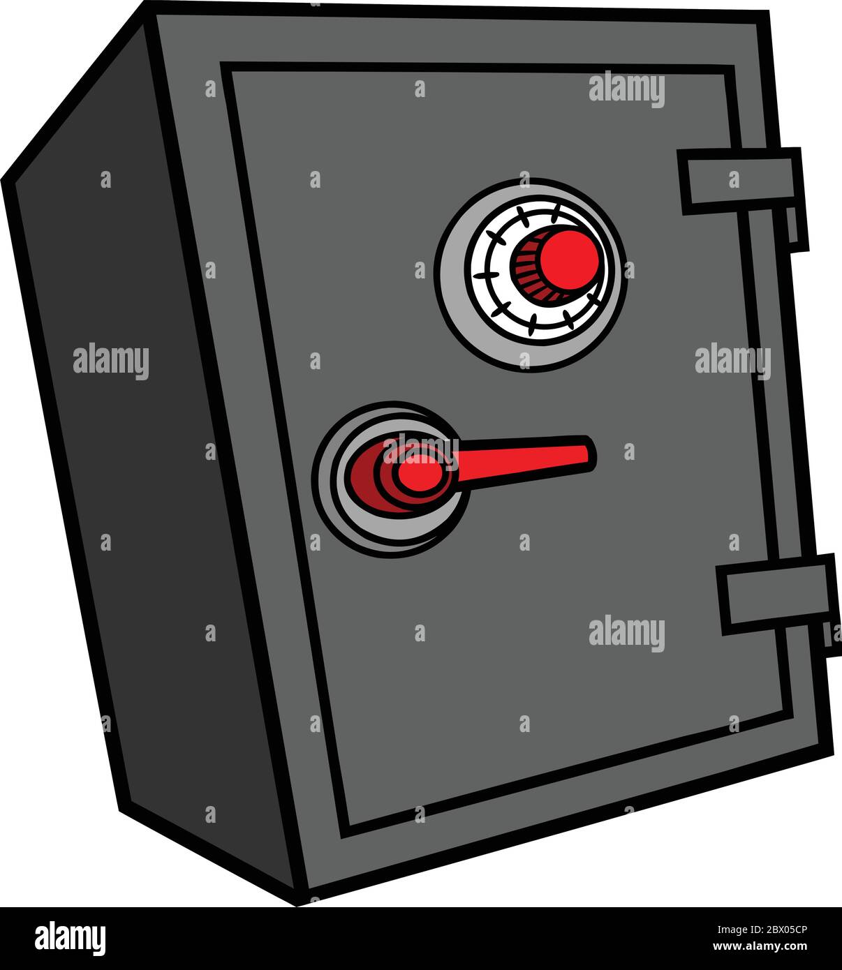 Safe Box- An Illustration of a Safe Box Stock Vector Image & Art - Alamy