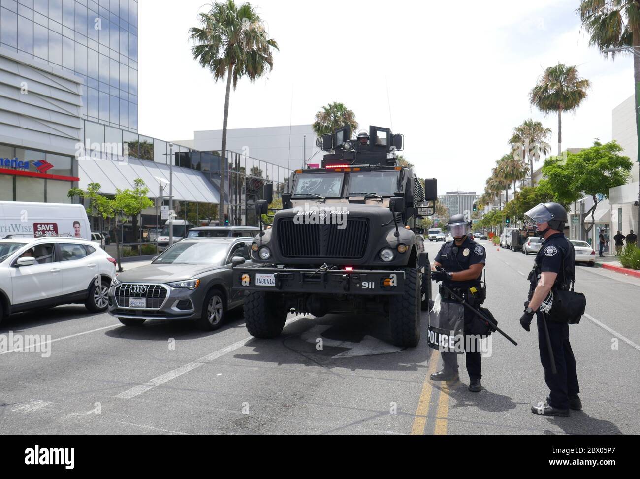 Beverly Hills, California, USA 2nd June 2020 A general view of ...