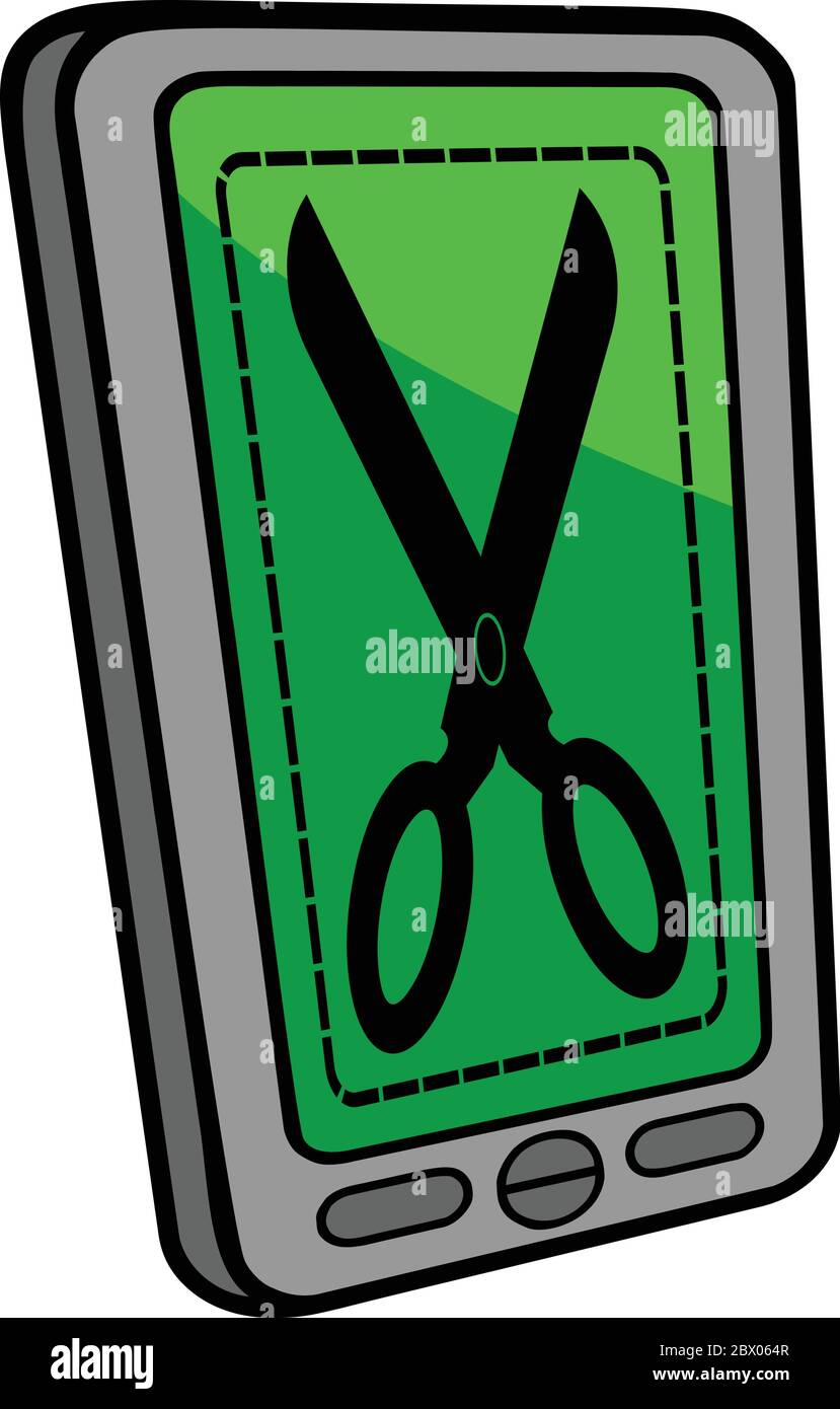 Buying cell phone Stock Vector Images - Alamy