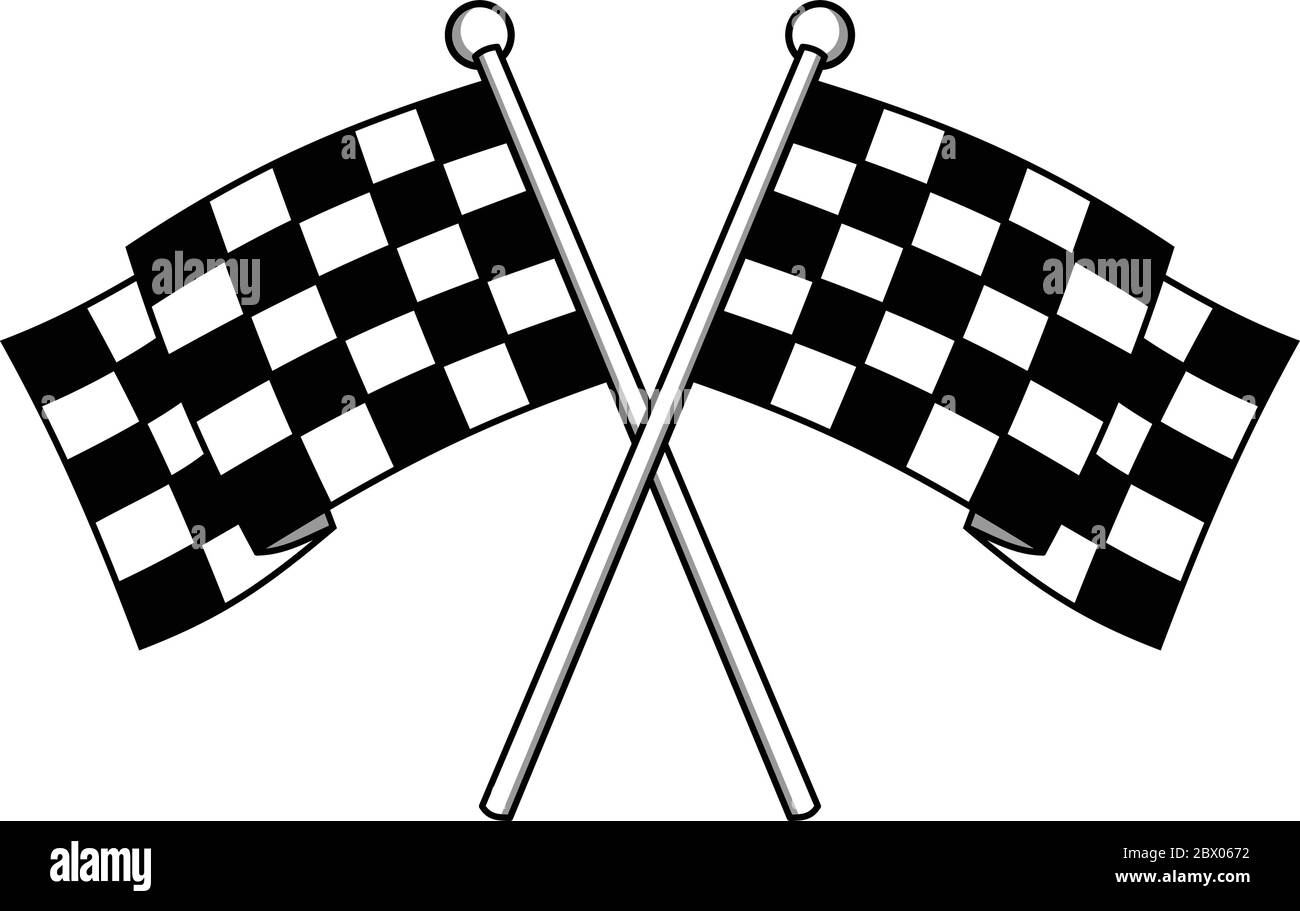 Racing Flags- An Illustration of Racing Flags Stock Vector Image & Art ...
