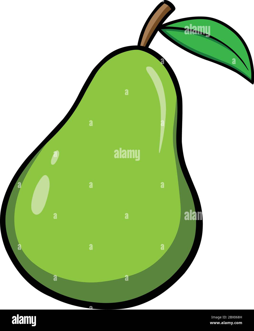Pear - A cartoon illustration of a Pear Stock Vector Image & Art - Alamy