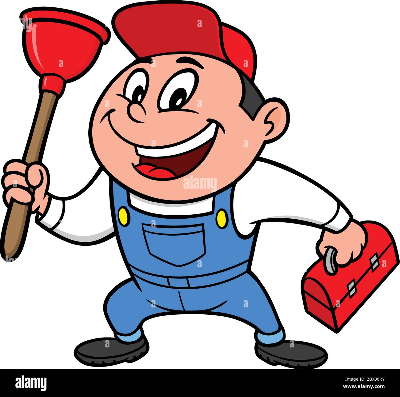 Illustration Of Plumber Cartoon electrical job clipart - Clipground