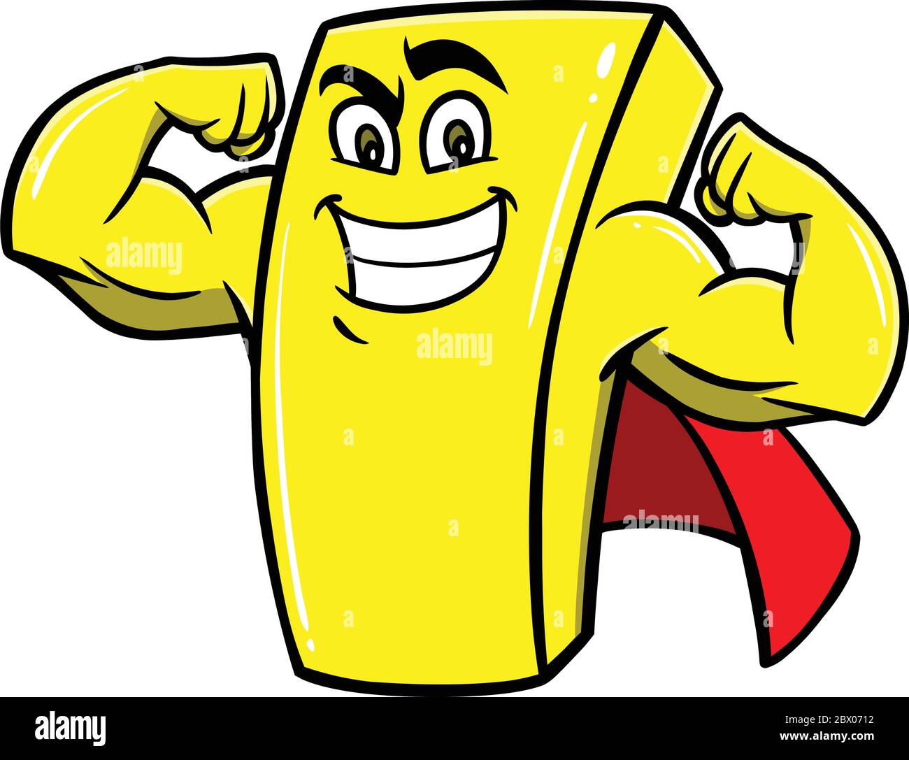 Super Gold- A Cartoon Illustration of Super Gold Stock Vector Image ...