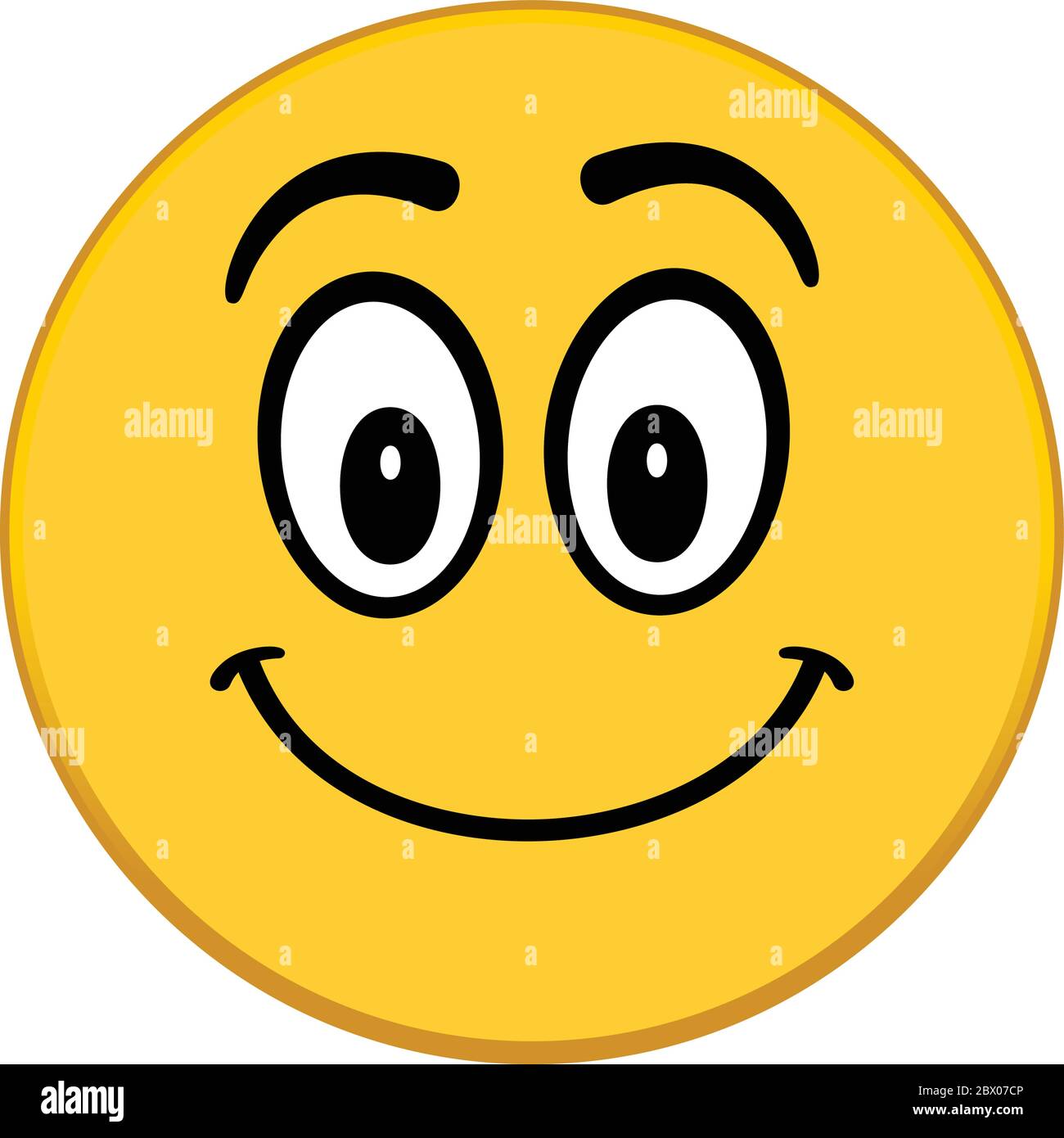 Smiley Emoticon - A cartoon illustration of a Smiley Emoticon Stock ...