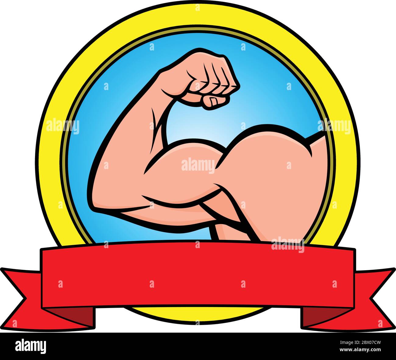 Strongman Contest Banner- An Illustration of a Strongman Contest Banner ...