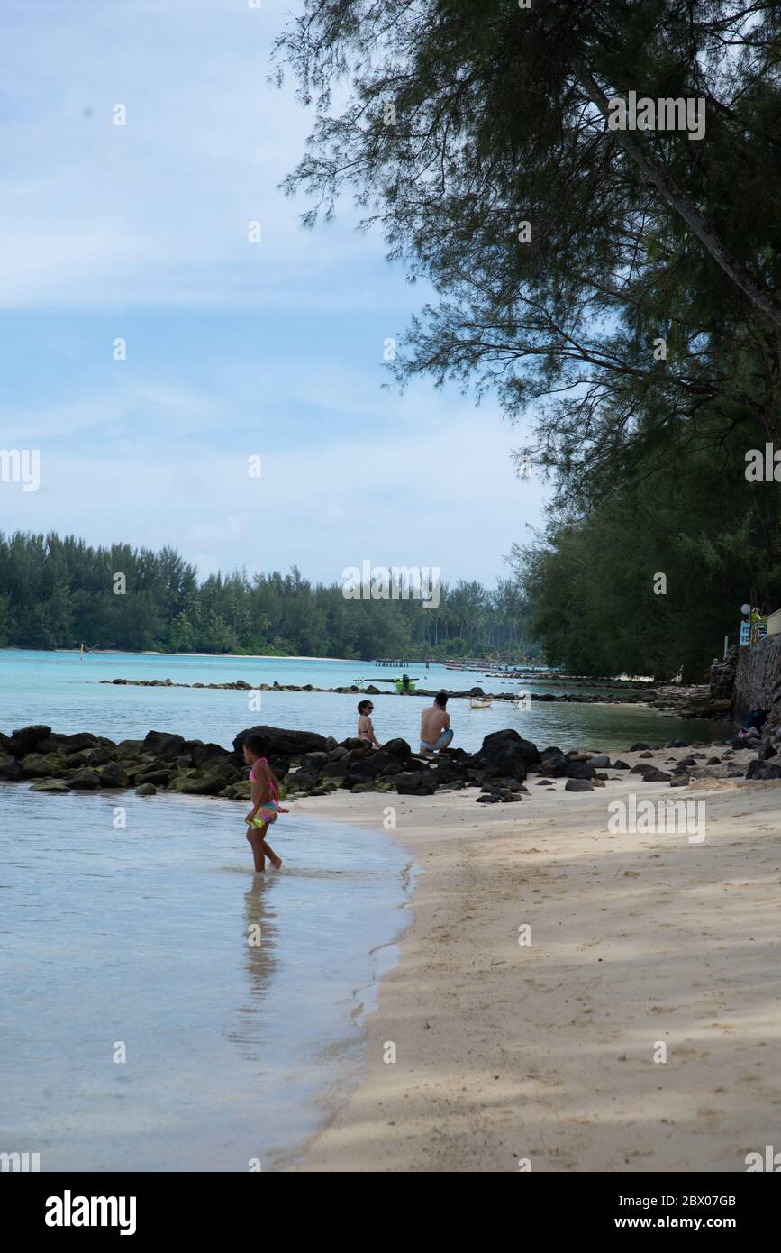 Daily life and nature live together in Moorea, French Polynesia ...