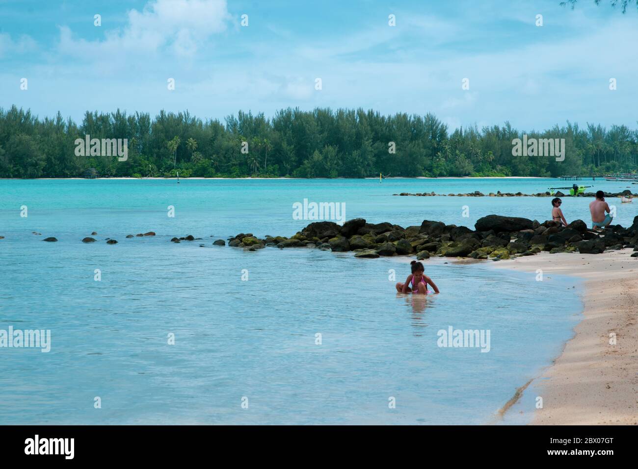 Daily life and nature live together in Moorea, French Polynesia ...