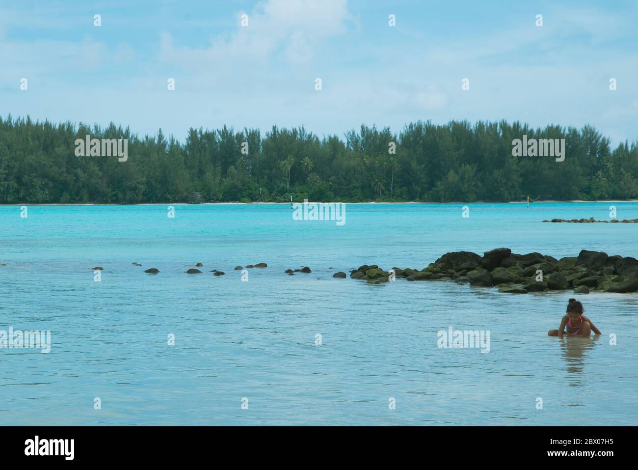 Daily life and nature live together in Moorea, French Polynesia ...
