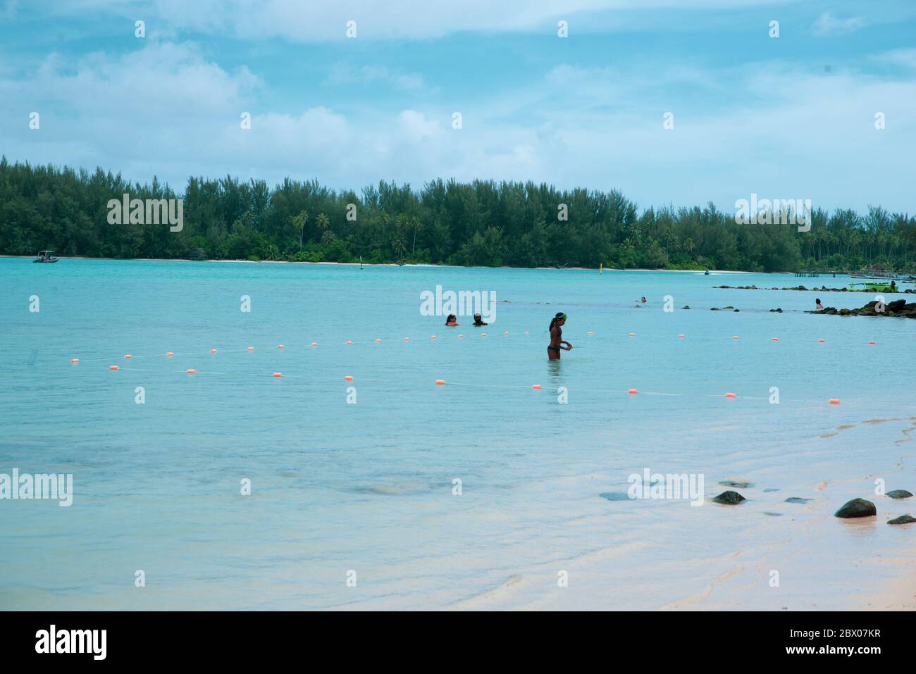 Daily life and nature live together in Moorea, French Polynesia ...