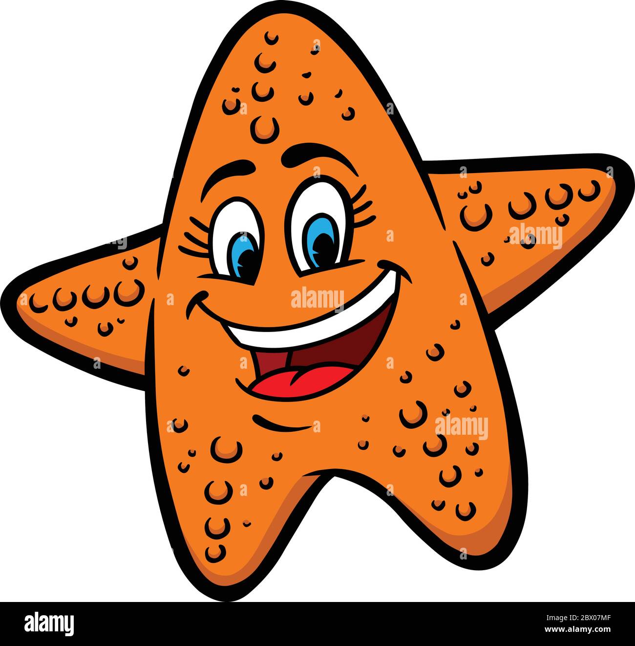 Starfish cartoon Stock Vector Images - Alamy