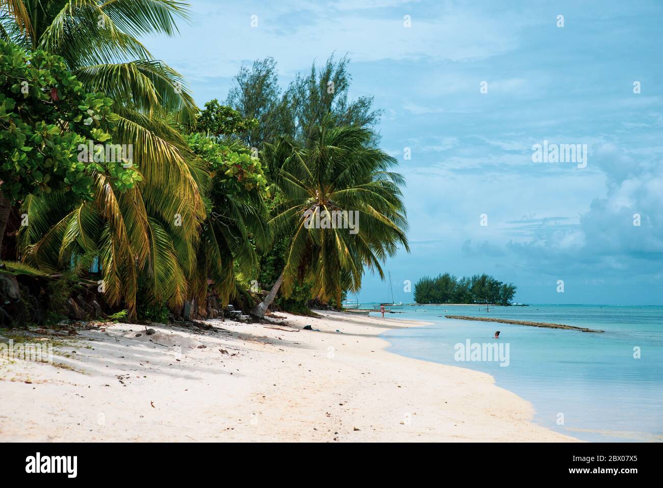 Daily life and nature live together in Moorea, French Polynesia ...