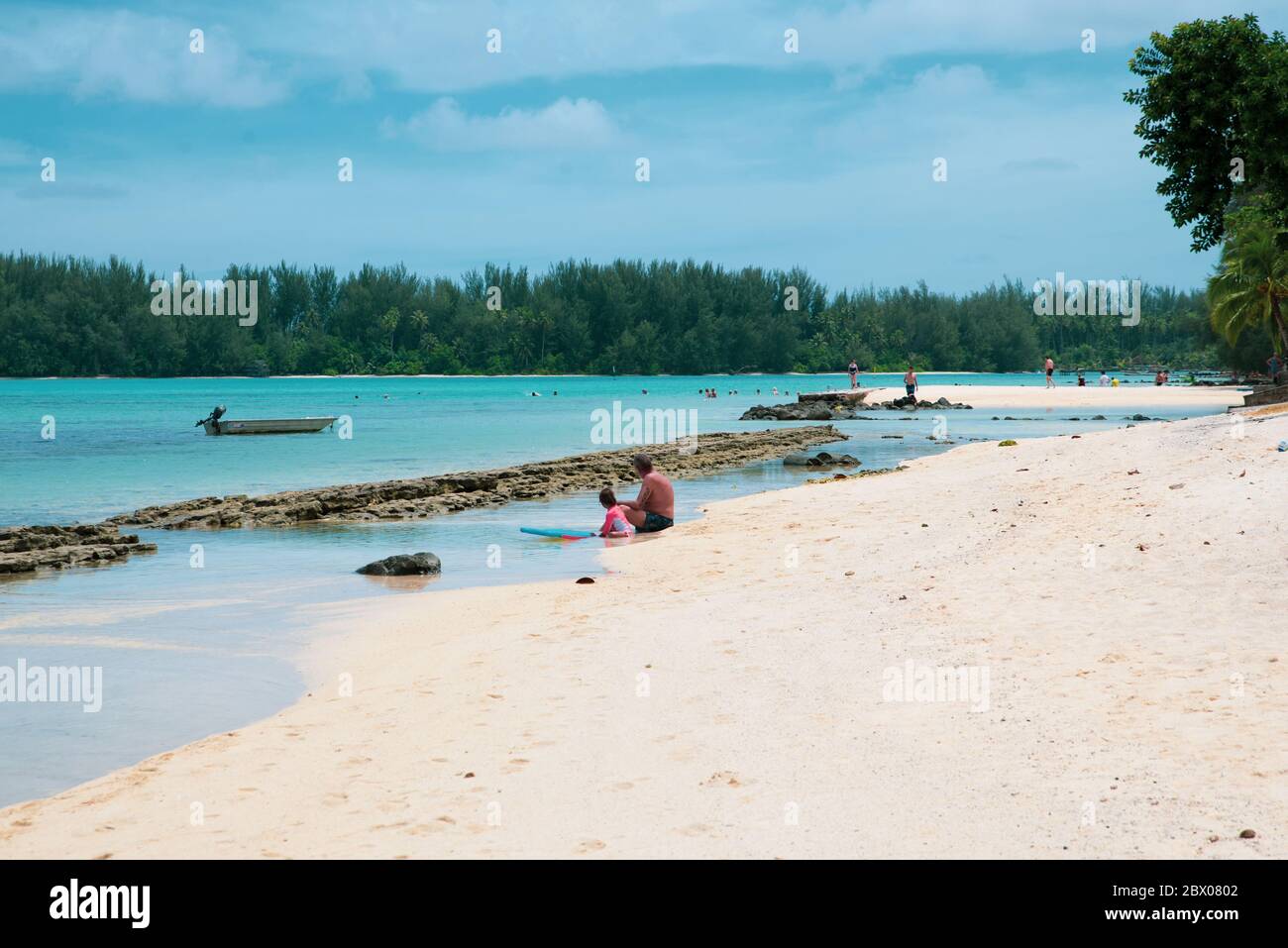 Daily life and nature live together in Moorea, French Polynesia ...
