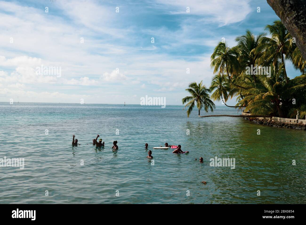 Daily life and nature live together in Moorea, French Polynesia ...