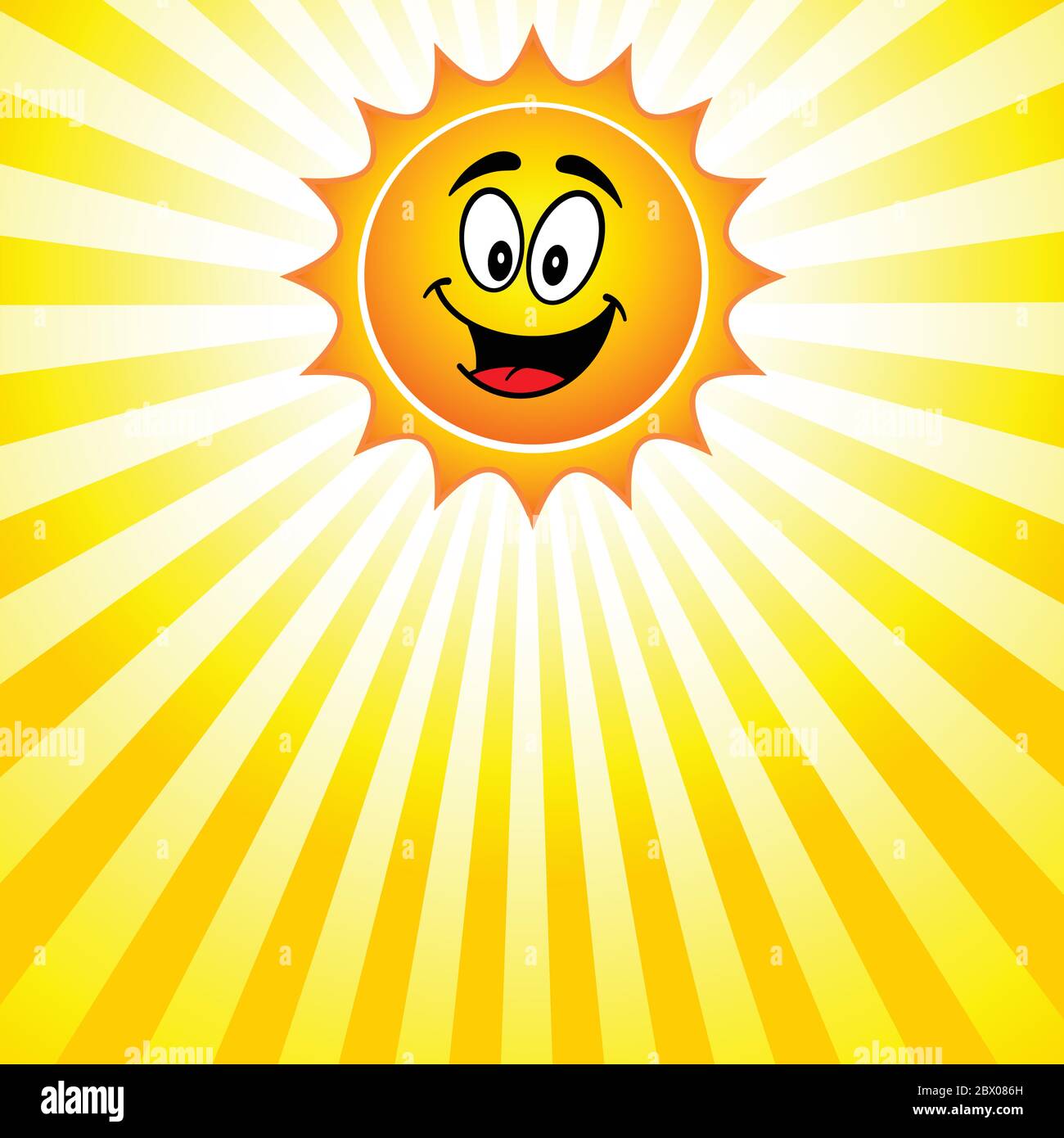 Sunshine Background- An Illustration of a Sunshine Background Stock ...