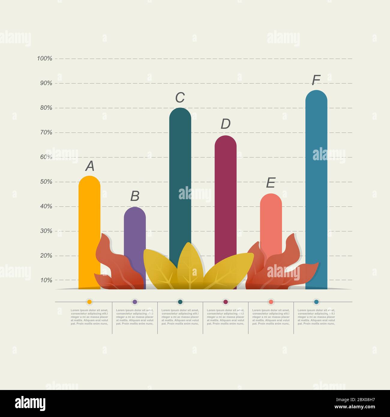 Abstract bar chart illustration hi-res stock photography and images - Alamy