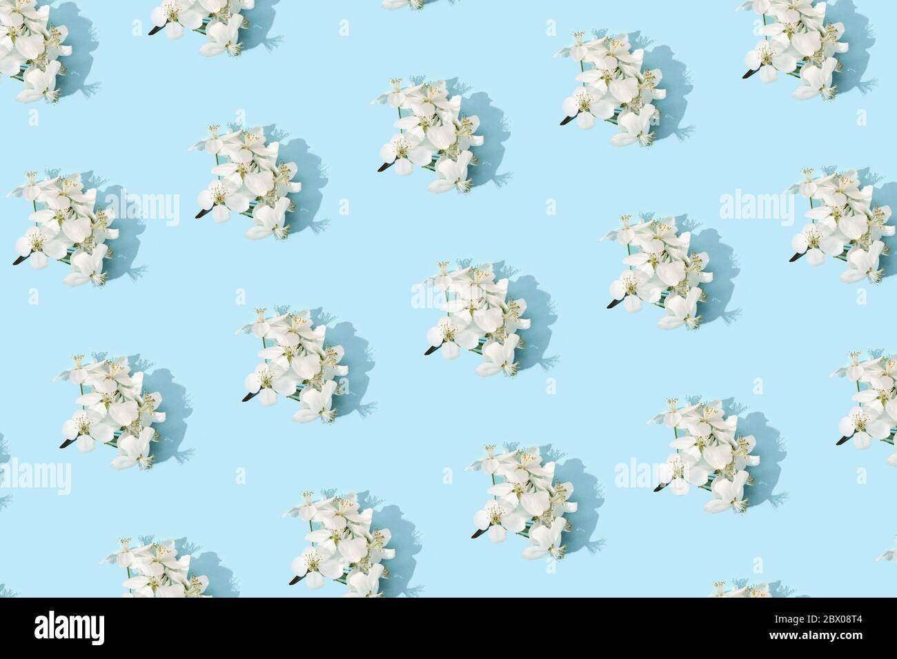 Apple tree floral pattern. Bright summer background Stock Photo - Alamy