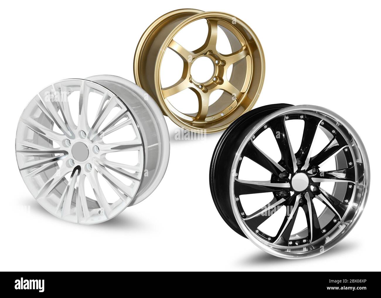 Car wheel spokes Cut Out Stock Images & Pictures - Alamy