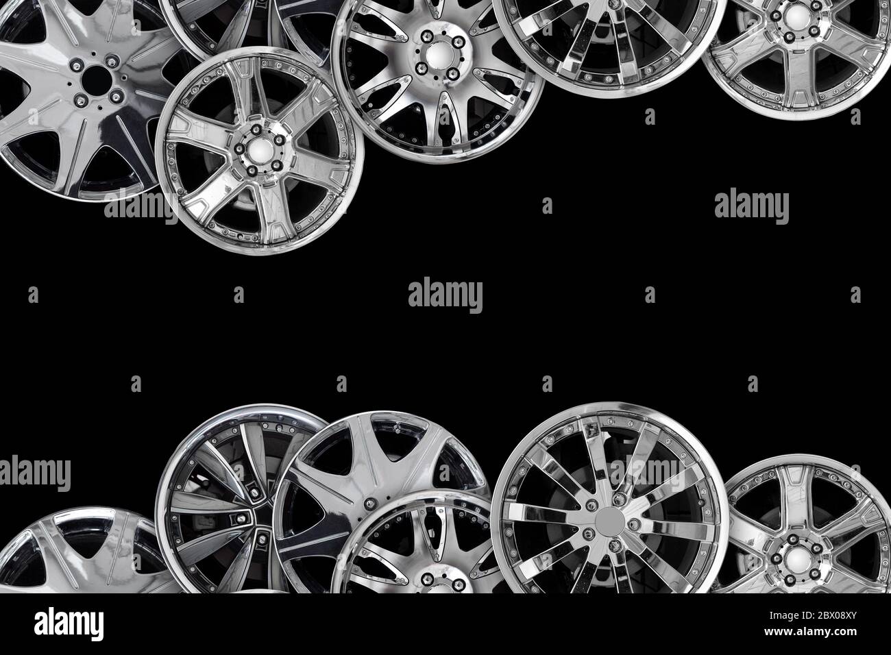 steel alloy car disks Stock Photo - Alamy