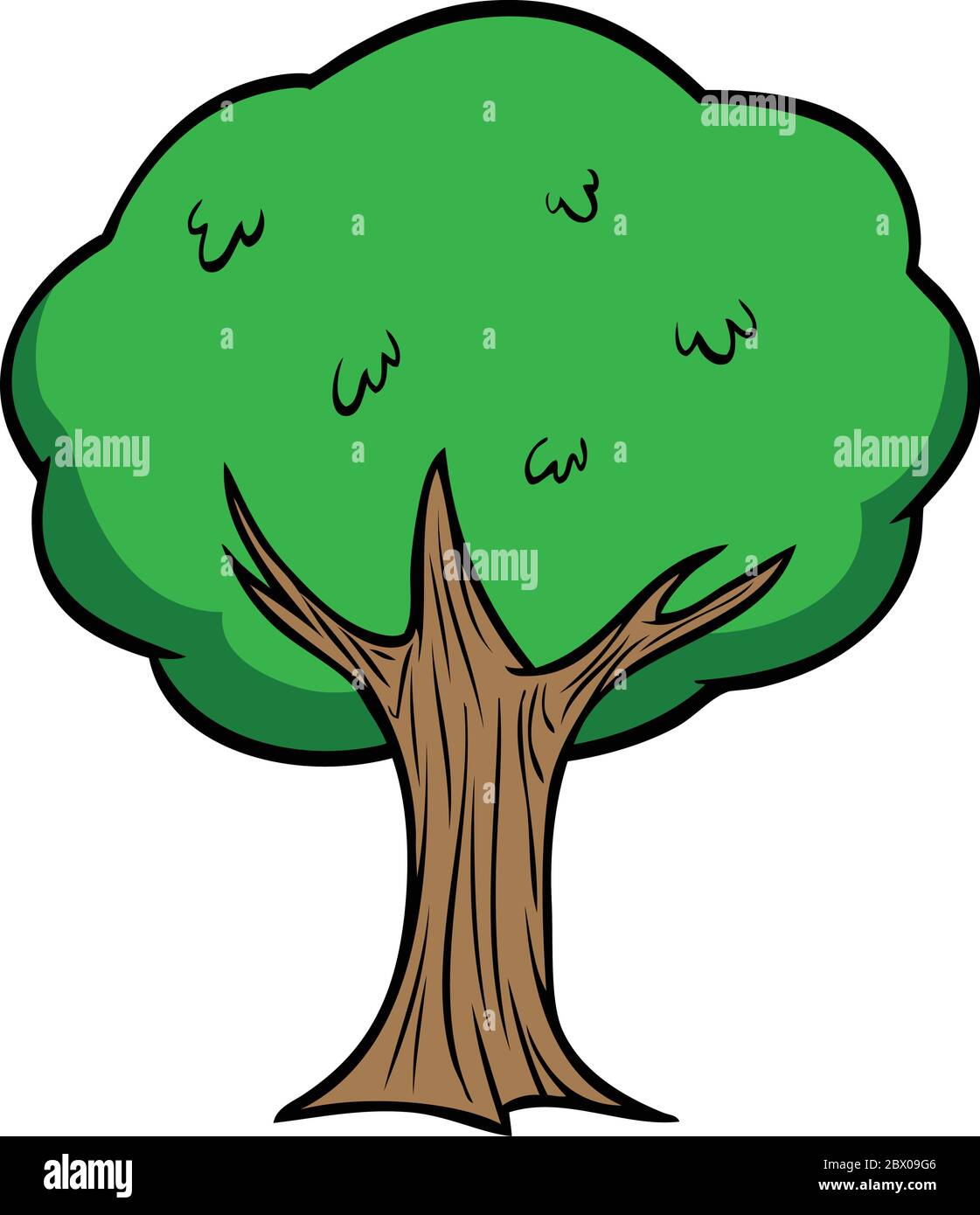 Tree forrest Stock Vector Images - Alamy