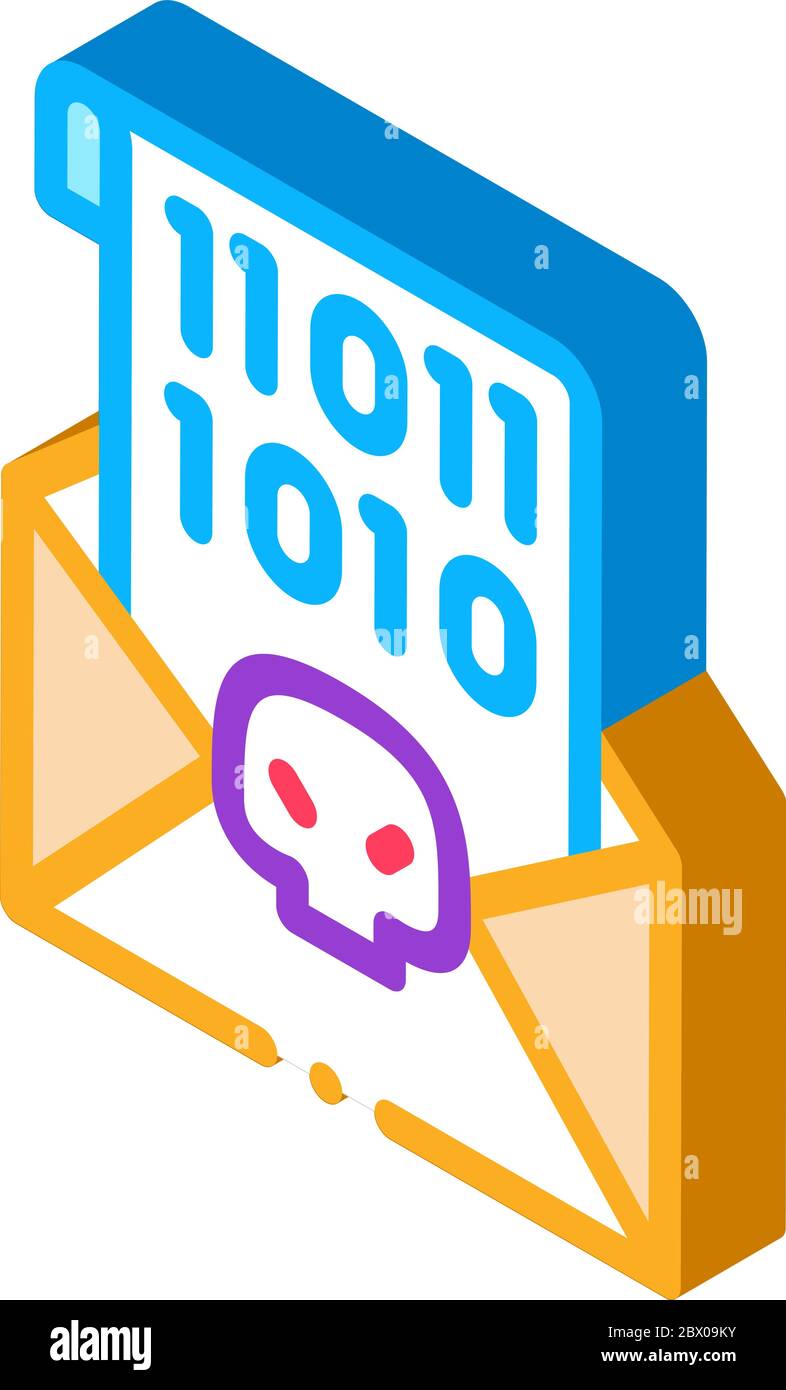 Binary Code isometric icon vector illustration Stock Vector Image & Art - Alamy